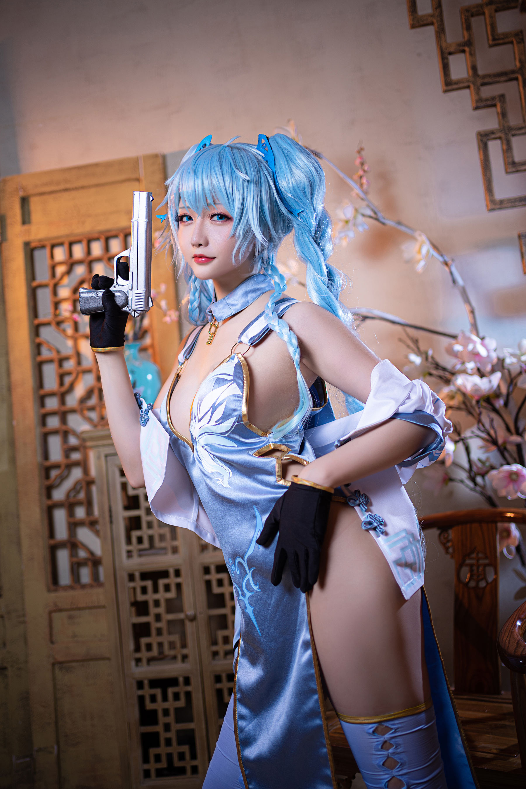 [COS福利] Coser小姐姐星之迟迟 - 秘密花园 PA15翠雀媚-第1页-COSPALY-米兔妹妹高清图片网